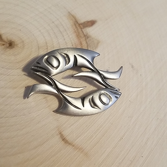 Frederick Designs | Jewelry | Frederick Designs Salmon Design Pewter ...